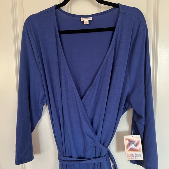 LuLaRoe | Dresses | Nwt 3x Lularoe Michelle Wrap Dress | Poshmark